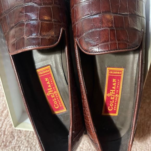 Cole Haan | Shoes | Cole Hahn Genuine Crocodile Loafers 6b | Poshmark